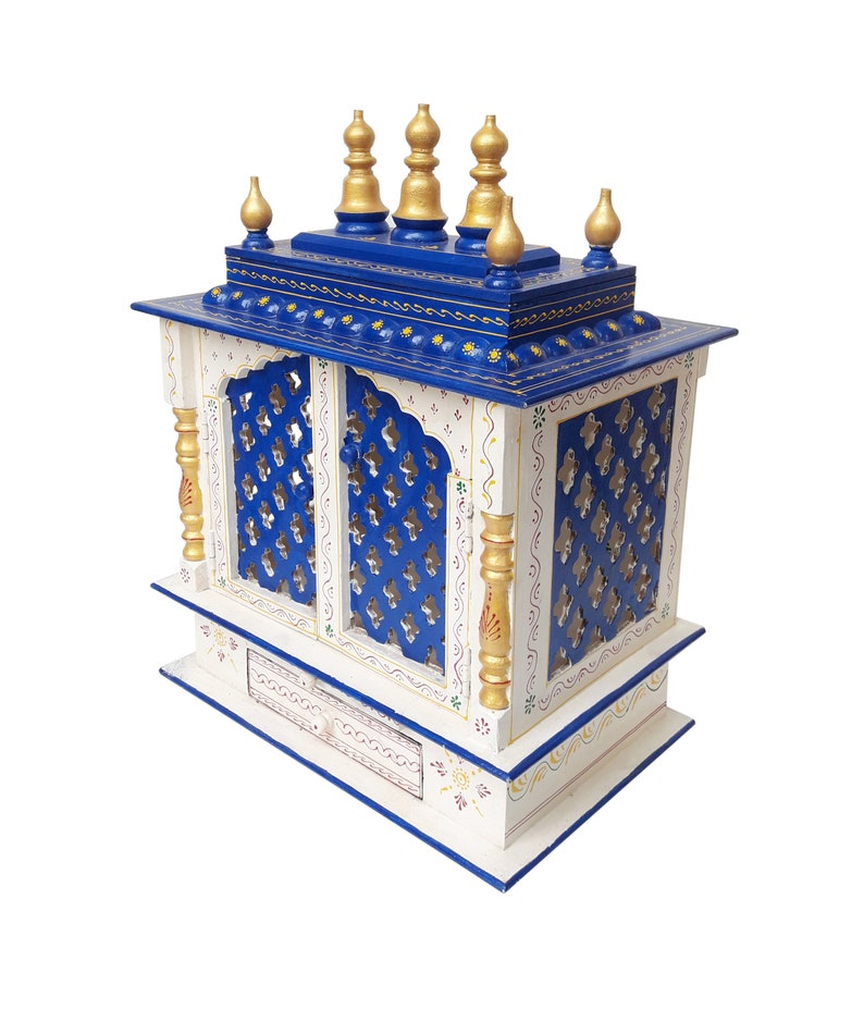 Wooden Temple Mandir Handcrafted Window Pooja Ghar Mandap for - Etsy