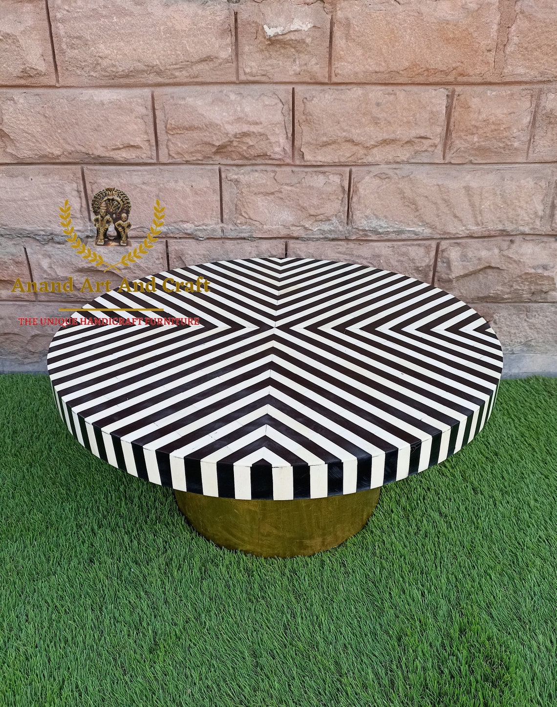 Wooden Table Wood Coffee Table Bone Coffee Table Round Table | Etsy