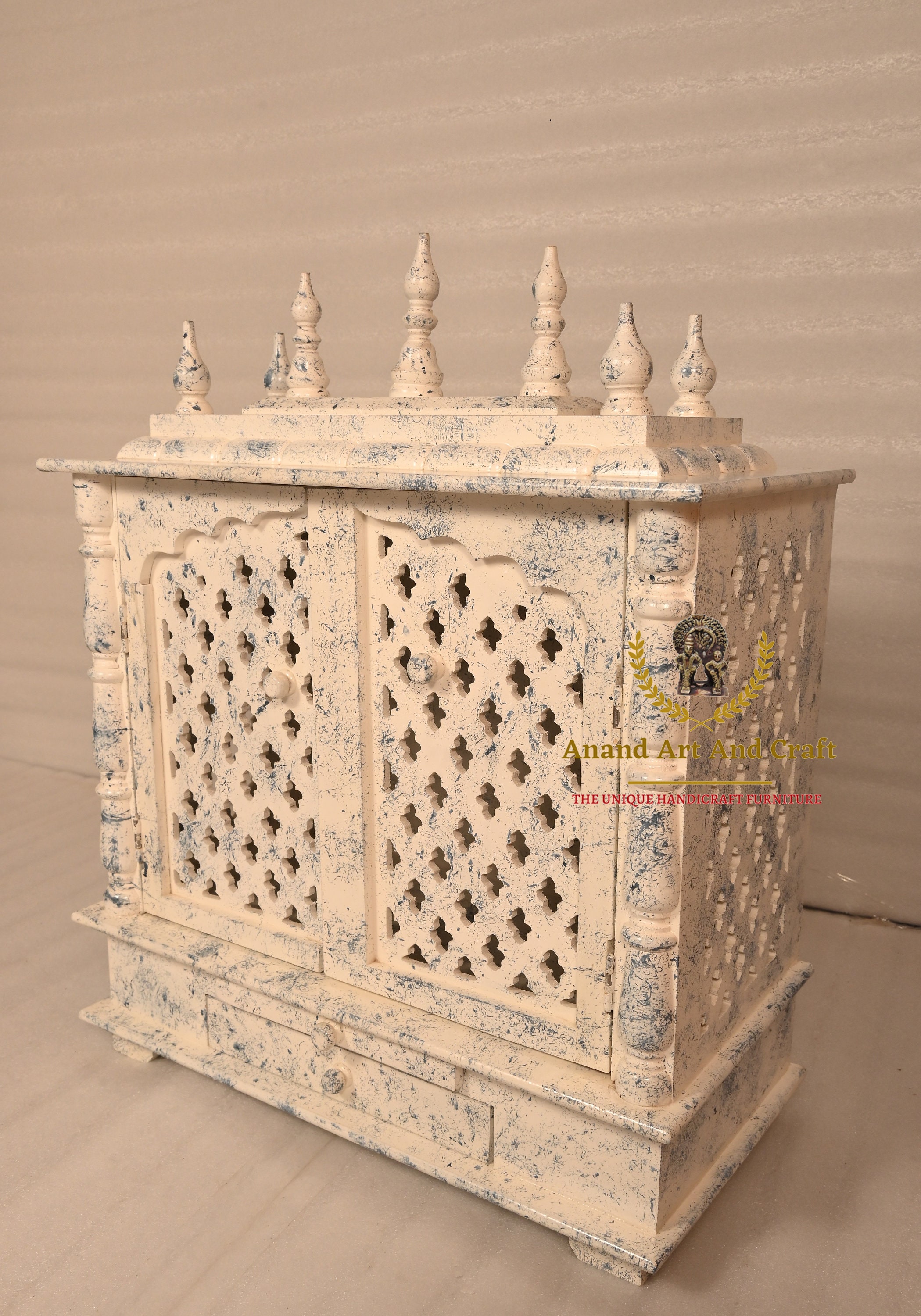 Wooden Temple Mandir Beautiful Handcrafted Window Pooja Ghar | Etsy