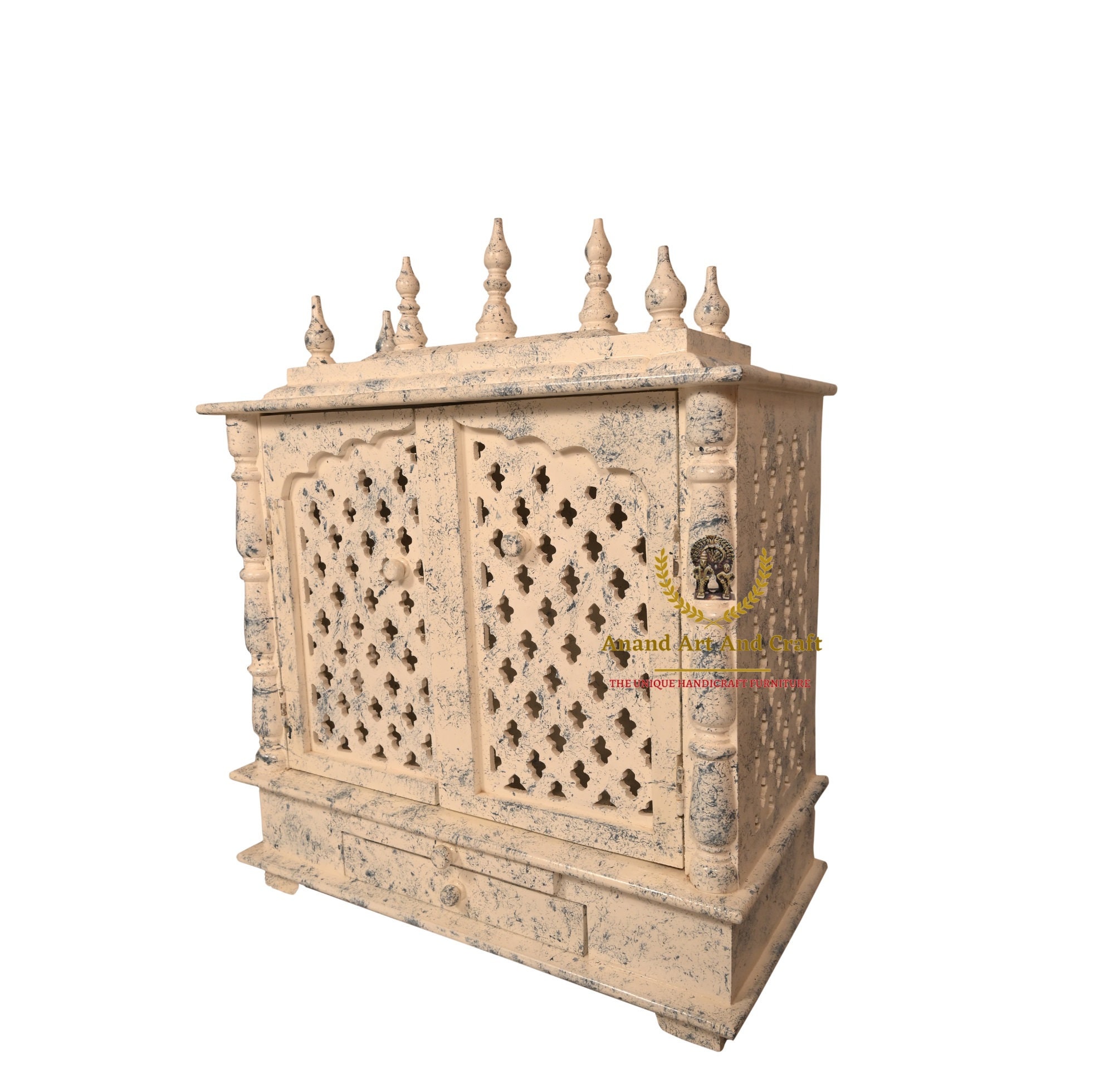 Wooden Temple Mandir Beautiful Handcrafted Window Pooja Ghar | Etsy