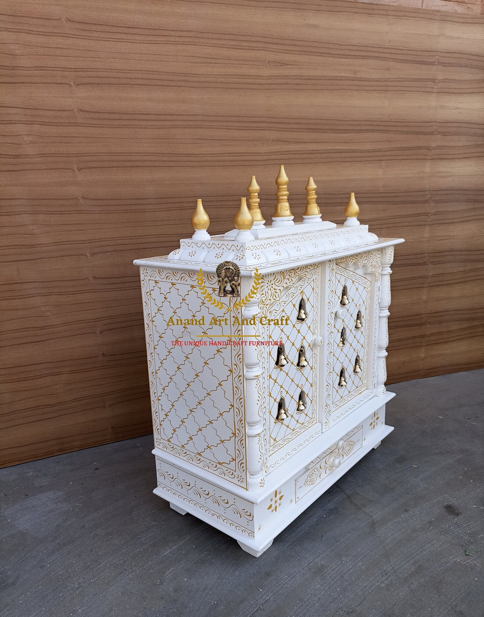 Wooden Temple Mandir Handcrafted Window Pooja Ghar Mandap With - Etsy