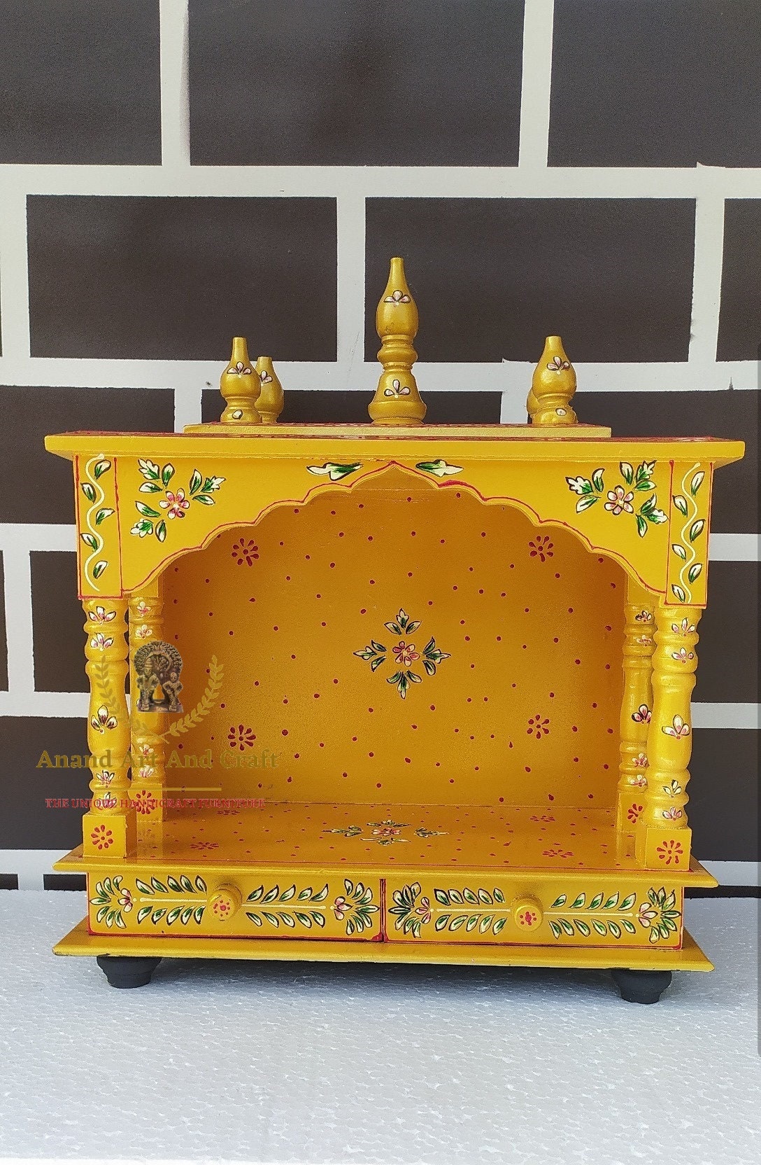 Wooden Temple Mandir Handcrafted Mandir Pooja Ghar Mandap For | Etsy