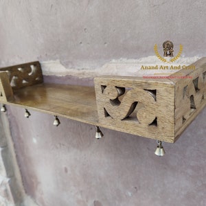 Wooden Temple Shelve Wall Shelf Wall Temple God Stand - Etsy