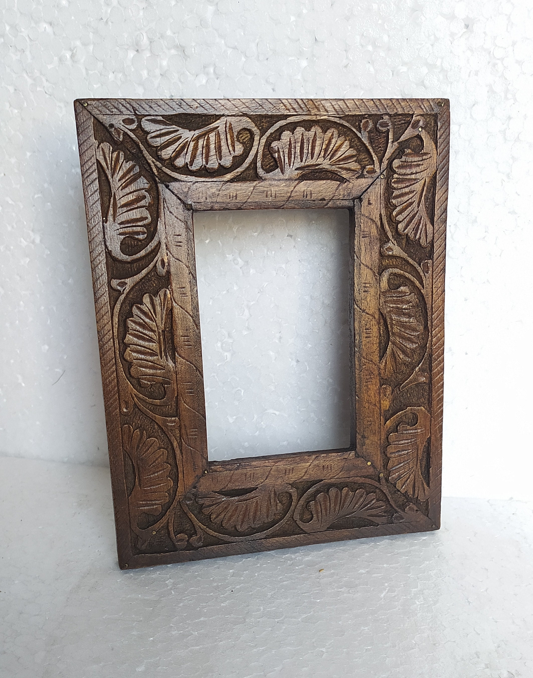 Wooden Picture Photo Frame Hand Made and Carved Unique - Etsy Canada