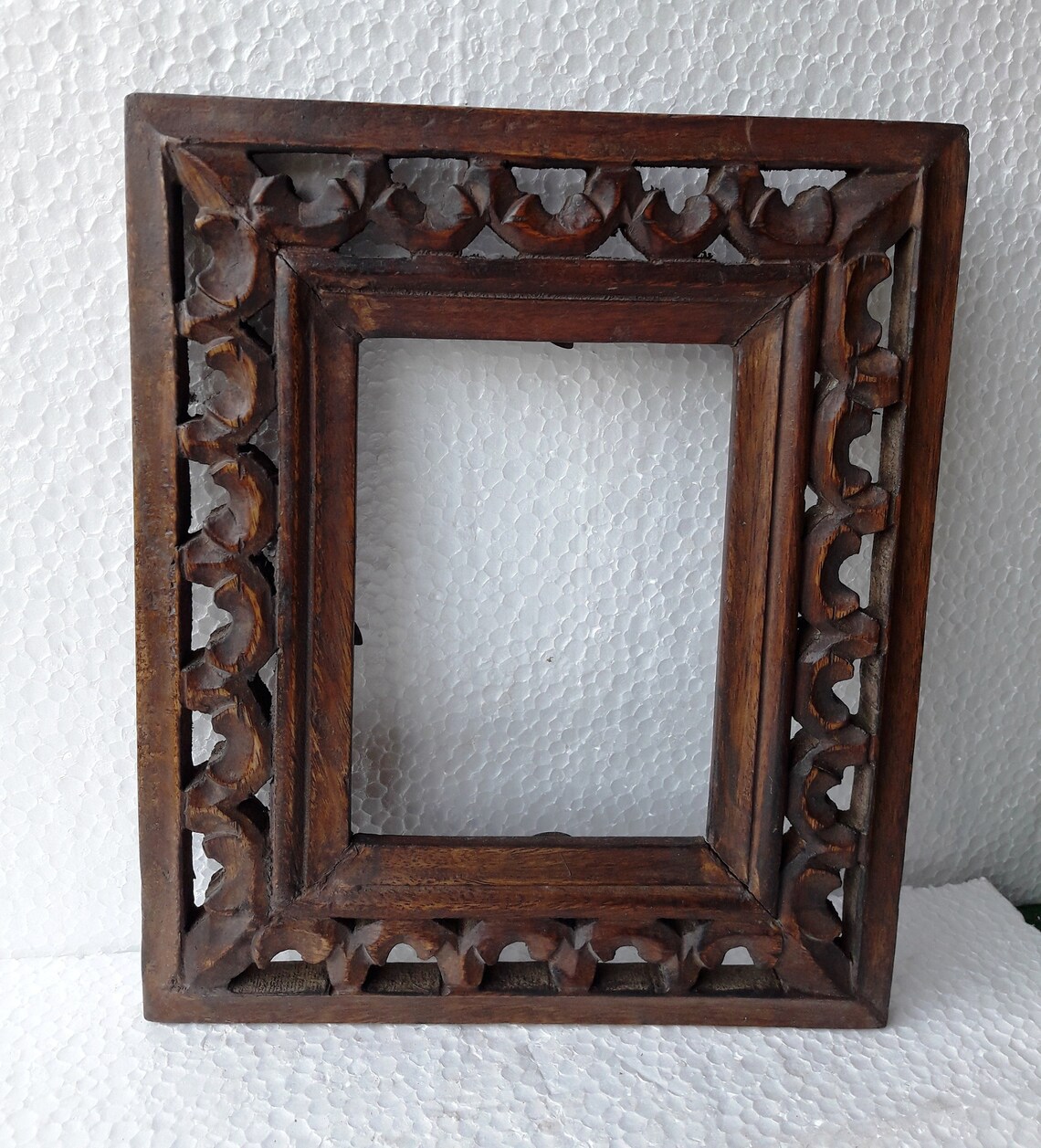 Vintage Old Wood Picture Photo Frame Hand Made and Carved | Etsy