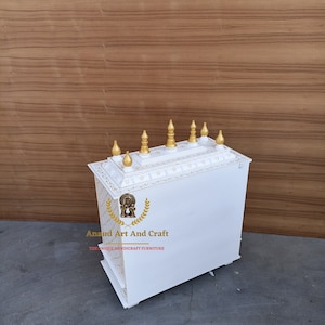 Wooden Temple Mandir Handcrafted Window Pooja Ghar Mandap With - Etsy