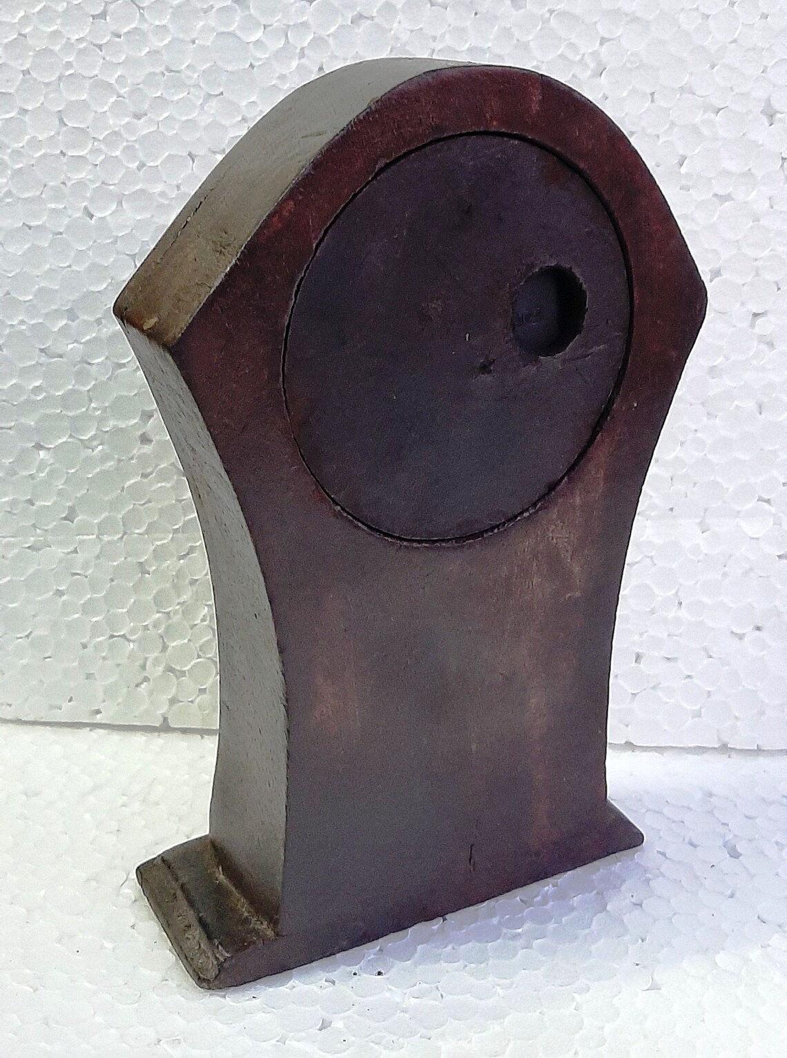 Wooden Clock Table Clock Hand Made Unique Design old Brass | Etsy