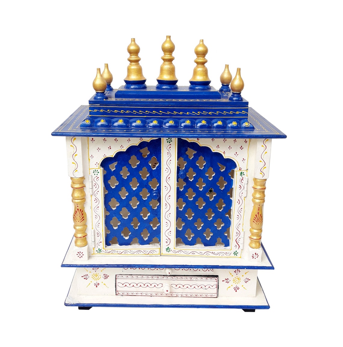 Wooden Temple Mandir Handcrafted Window Pooja Ghar Mandap for - Etsy