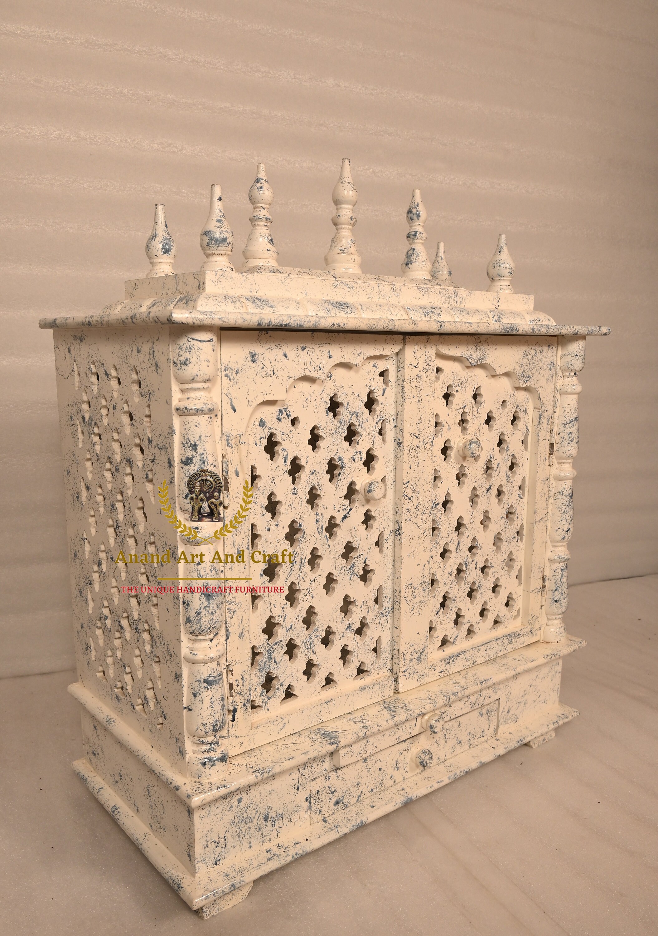 Wooden Temple Mandir Beautiful Handcrafted Window Pooja Ghar | Etsy