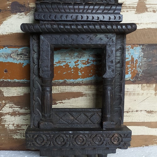 Vintage Old Wood Picture Photo Frame Hand Made and Carved | Etsy