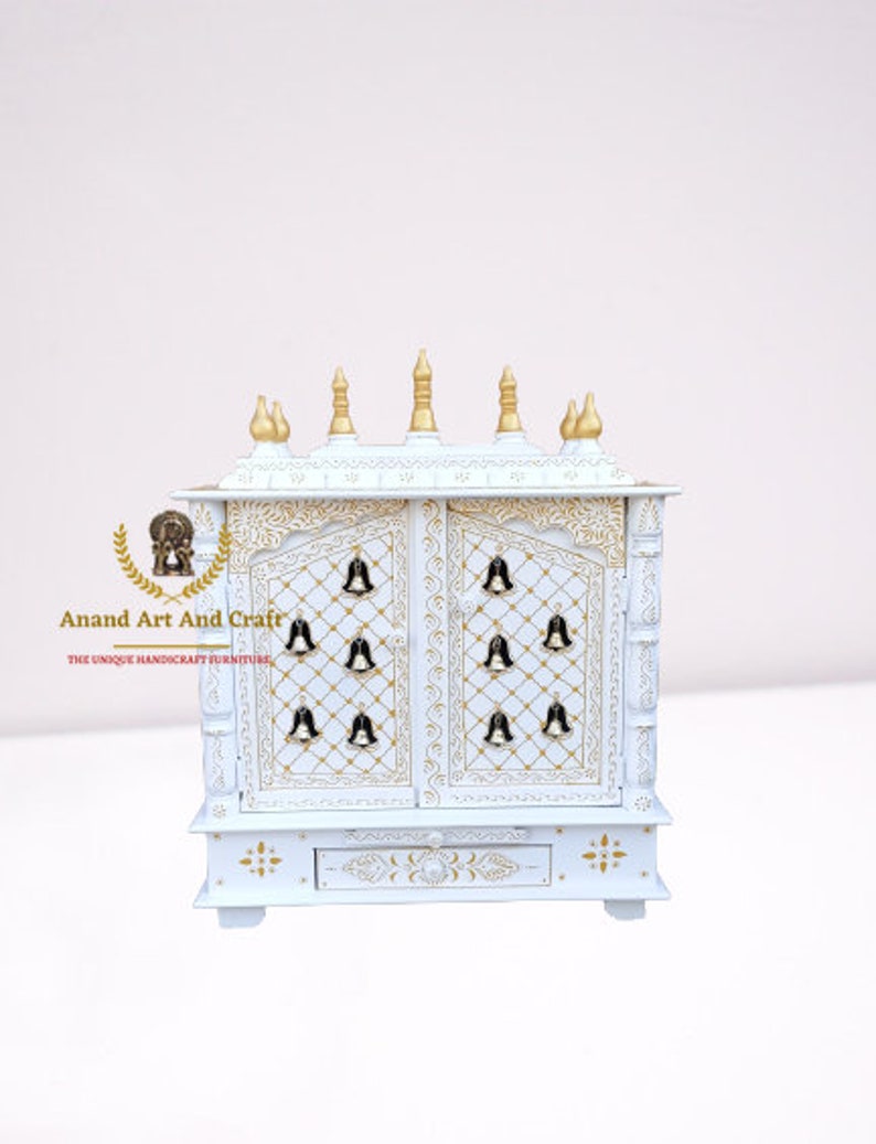 Wooden Temple Mandir Handcrafted Window Pooja Ghar Mandap With - Etsy