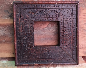 Vintage Old Wood Picture Photo Frame Hand Made and Carved | Etsy