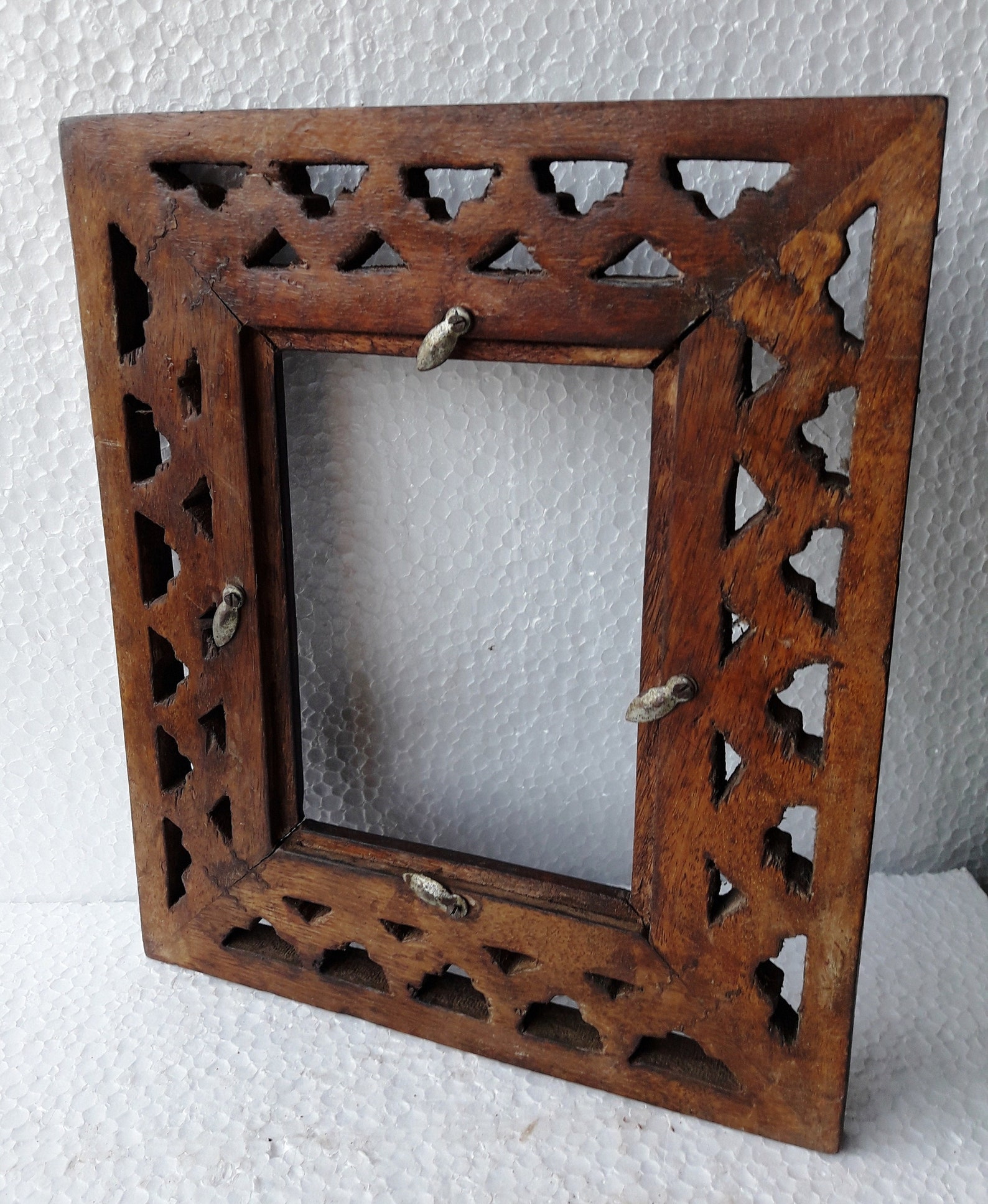 Vintage Old Wood Picture Photo Frame Hand Made and Carved | Etsy