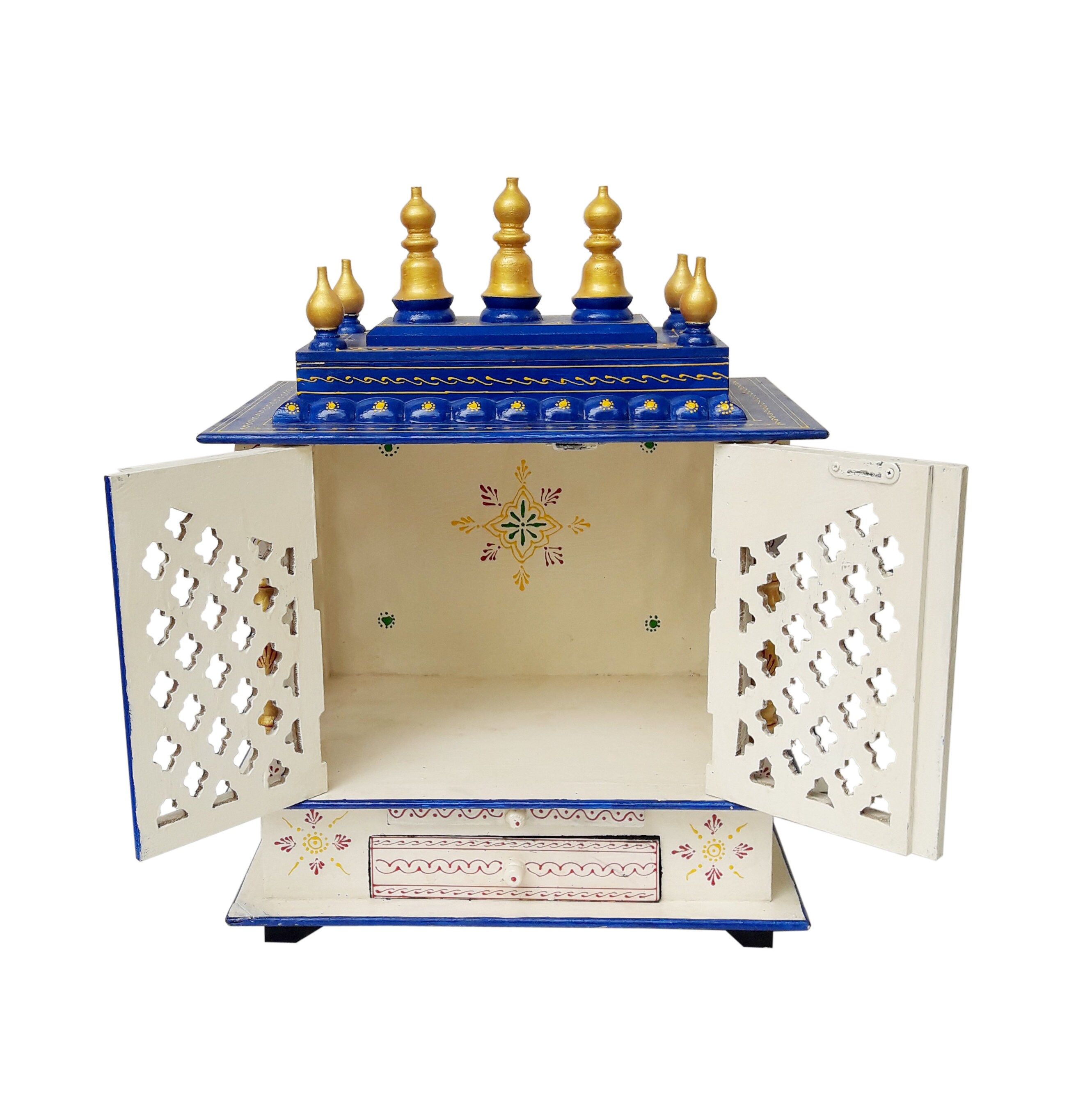 Wooden Temple Mandir Handcrafted Window Pooja Ghar Mandap For | Etsy