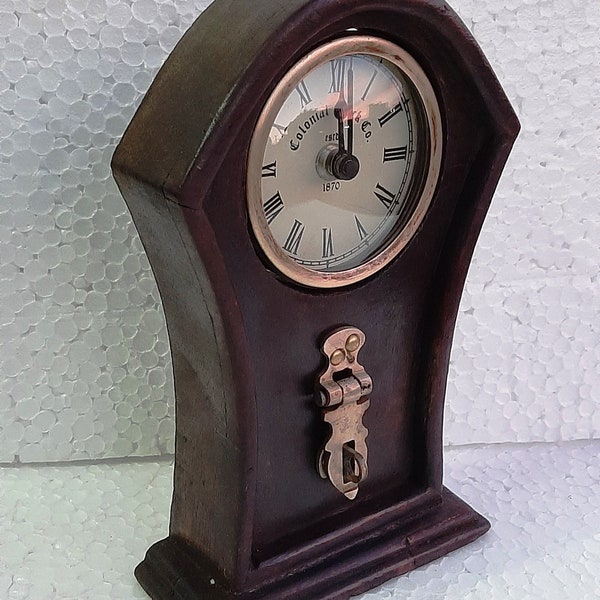 Indian Wooden Clock - Etsy