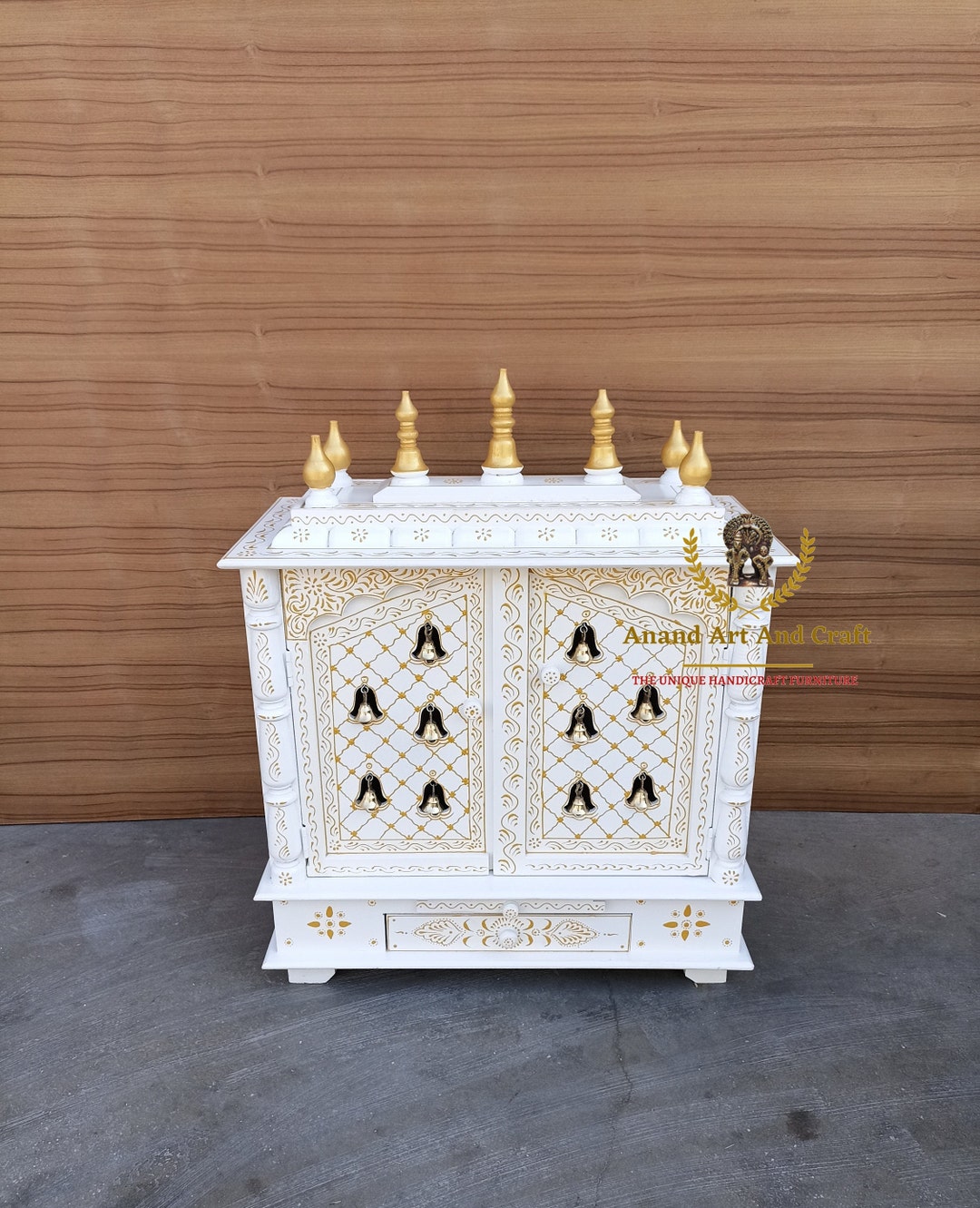 Wooden Temple Mandir Handcrafted Window Pooja Ghar Mandap With - Etsy