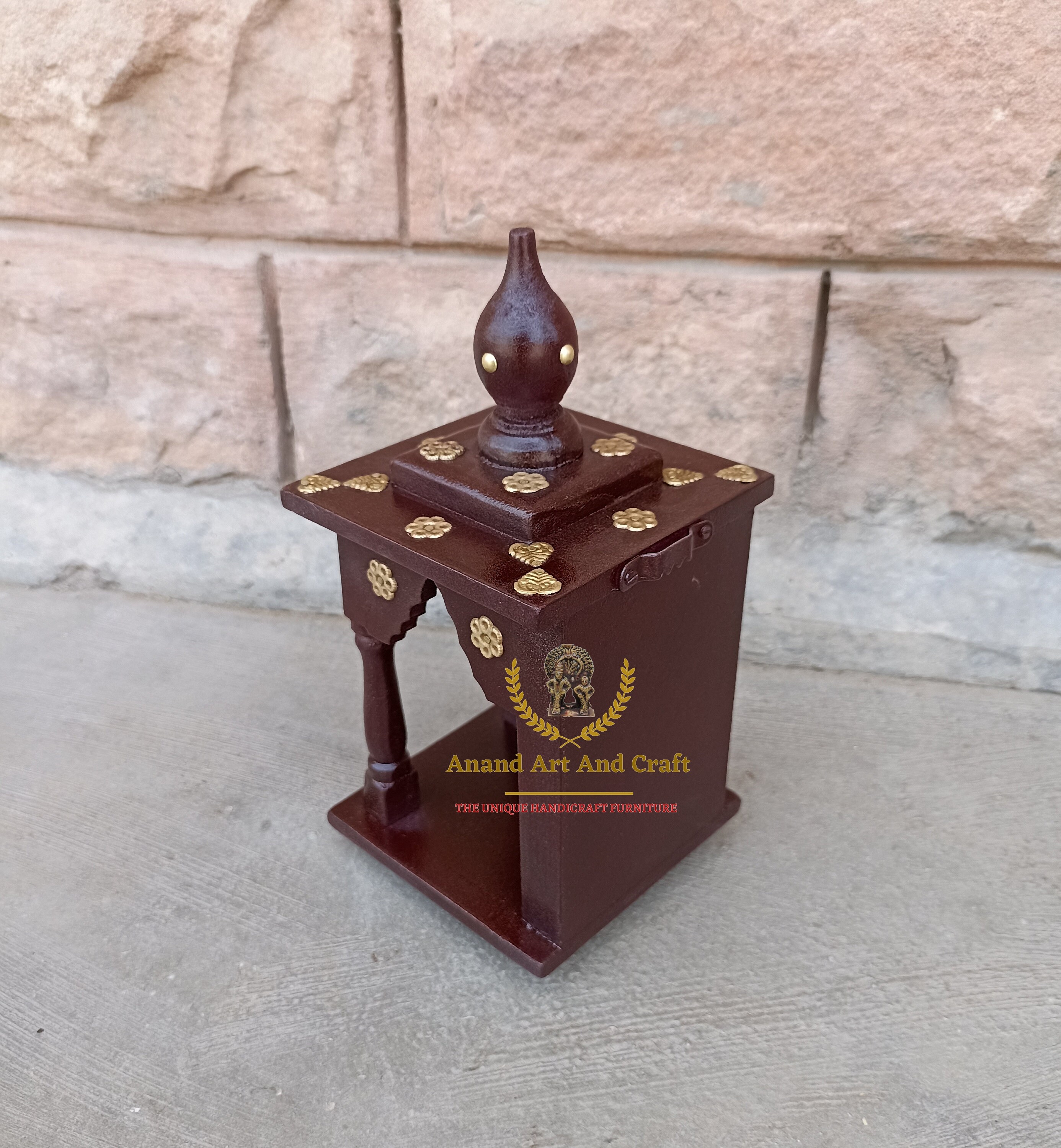 Wooden Temple Mini Mandir Handcrafted Hindu Pooja Ghar Mandap - Etsy