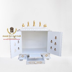 Wooden Temple Mandir Handcrafted Window Pooja Ghar Mandap With - Etsy