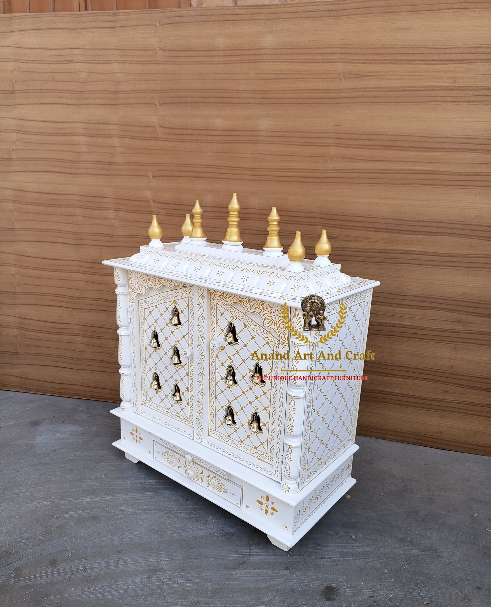 Wooden Temple Mandir Handcrafted Window Pooja Ghar Mandap With - Etsy