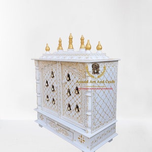 Wooden Temple Mandir Handcrafted Window Pooja Ghar Mandap With - Etsy