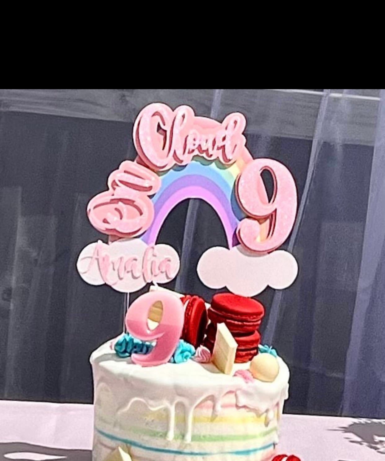 9th Birthday Cake For Girl