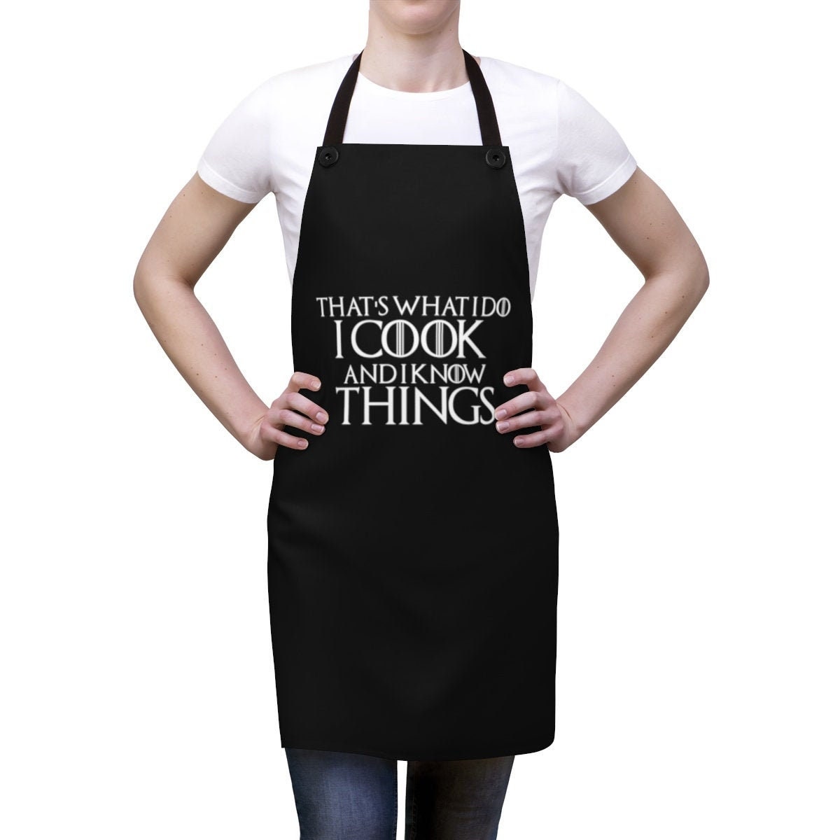 That's What I Do I Cook and I Know Things Apron - Etsy