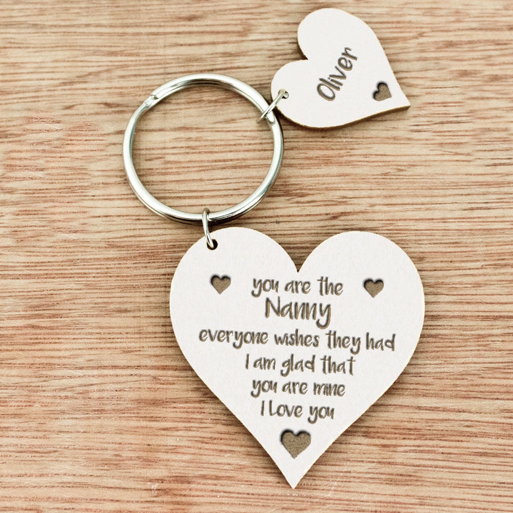Mothers Day Gift Mothers Day Keyring Nana Keyring Nanna - Etsy UK