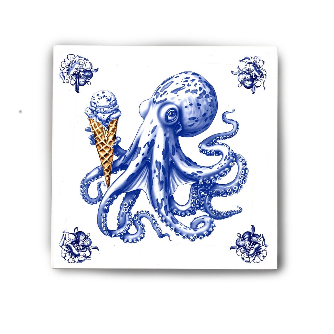 Delft Blue Tile, Coaster, Ceramic Tile, 15x15 10 X 10 Cm, Decorative ...