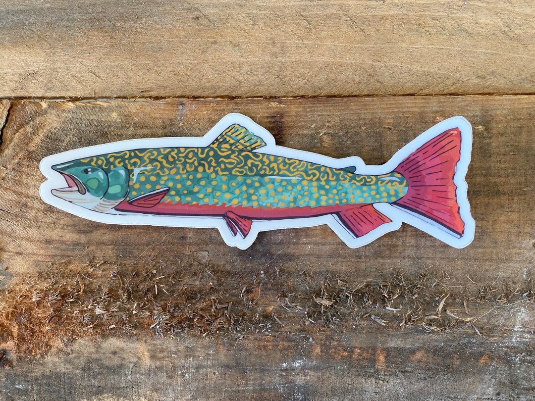 Brook Trout Sticker - Etsy
