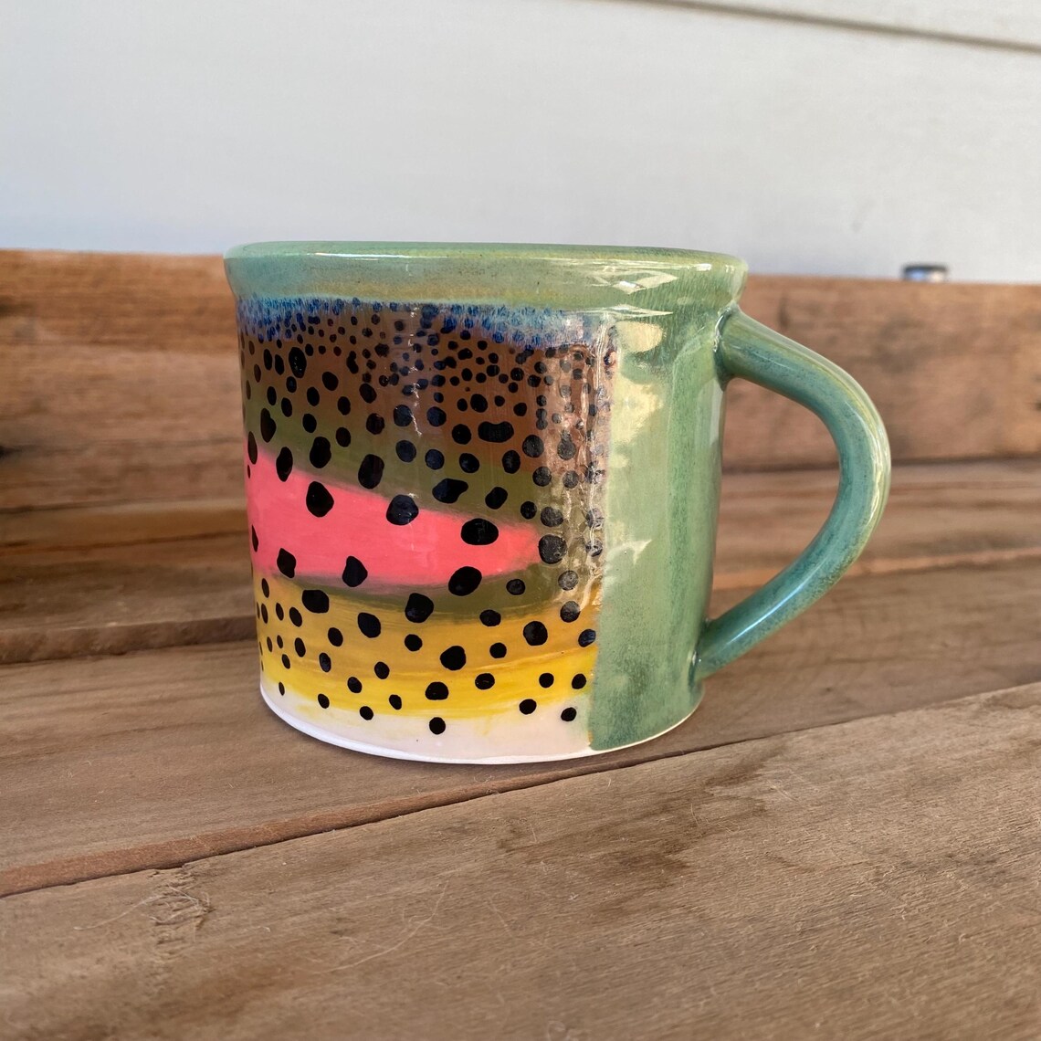 Rainbow Trout Mug 2 - Etsy