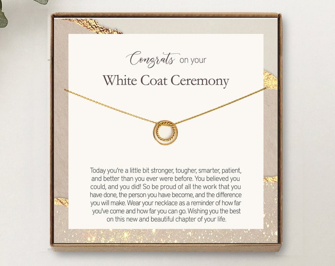 White Coat Ceremony Graduation Gift, College Graduation, for New Grad ...