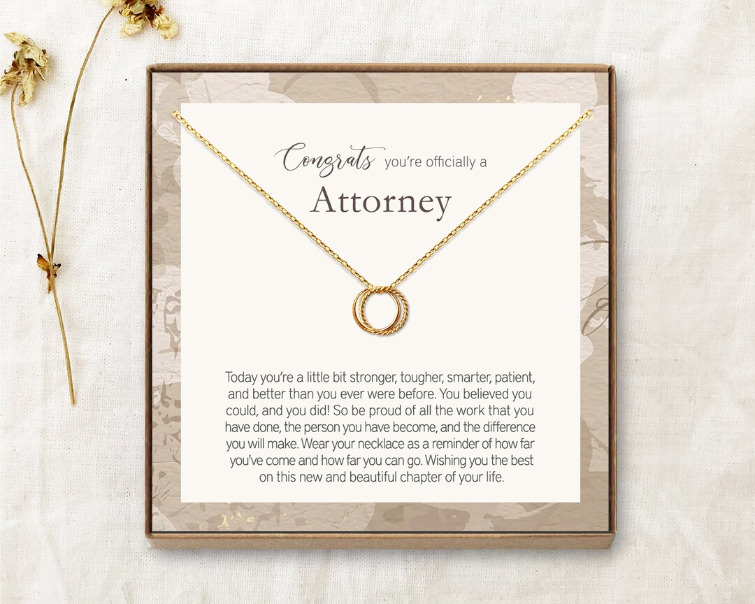 Graduation Gift for Attorney, Law School Graduation, New Attorney at ...