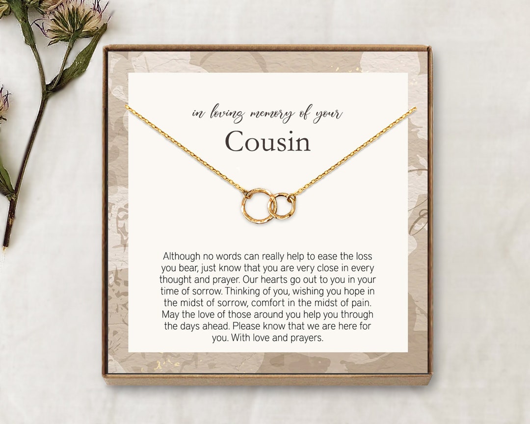 Loss of Cousin Gift, Sympathy Gifts, Loss of Loved One, Death of Cousin ...