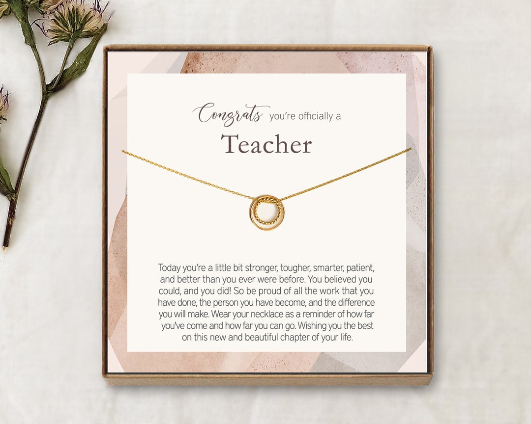 Teacher Graduation Gift, for Women, College Grad Gift, New Teacher ...