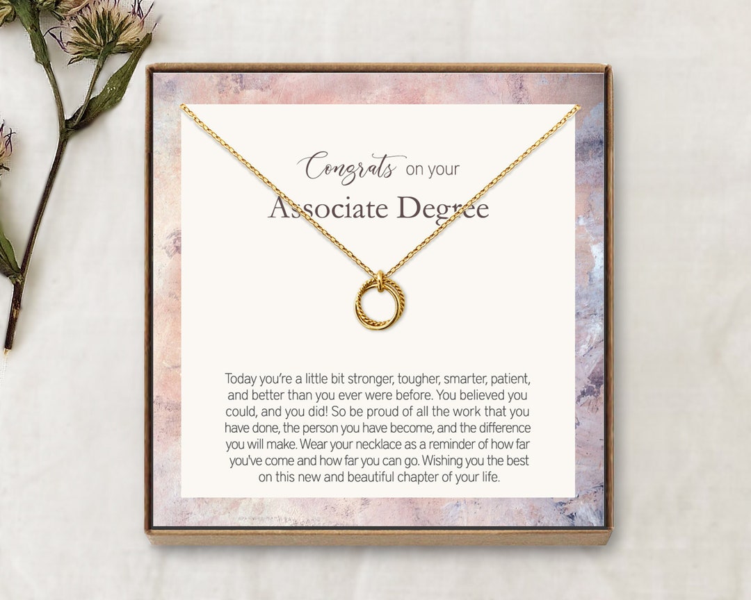 Associate Degree, Graduation Gift, Gift for Friend, College Graduation ...