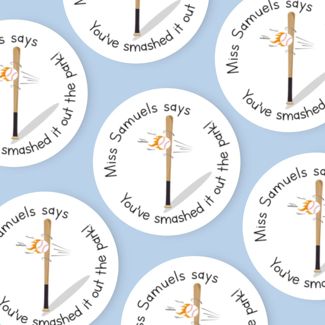 You've Smashed It Out the Park Baseball Teacher Praise Textbook School ...