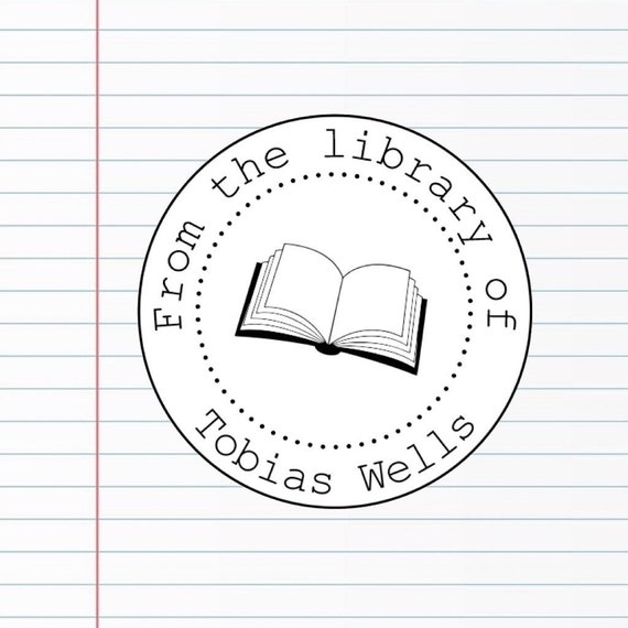 From The Library Of Personalised Reading Book Stickers Teacher | Etsy