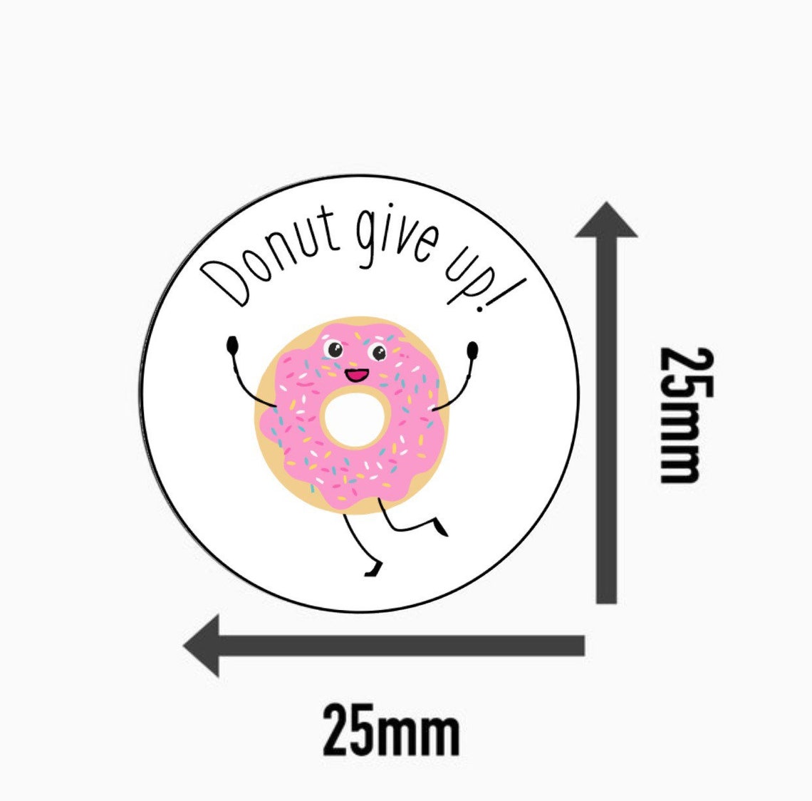 35x Donut Give up Cute Good Job Teacher Praise Textbook School - Etsy