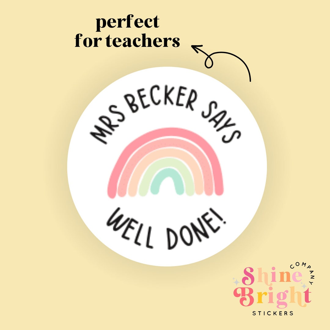 Teacher Says Well Done Rainbow Praise Textbook School Education Book ...