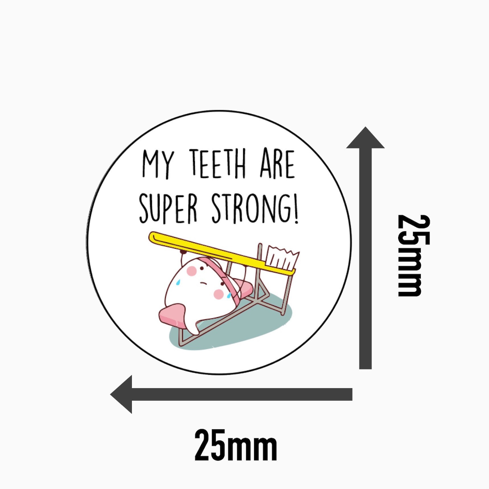 My Teeth Are Super Strong DENTAL Medical Bravery Dentist Gift | Etsy