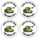 35x Boys Army Tank Favour Stickers Birthday Soldier Thank You Gift ...
