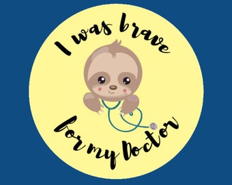 Personalised Nurse Says I Was Brave Bear Doctor Medical - Etsy