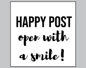 35x Open Me up With A Smile Packaging Small Business Shipping | Etsy