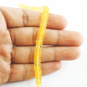 6mm Acrylic Disc Beads 8 Inch 1 Strand Heishi Beads Waterproof Bracelet ...
