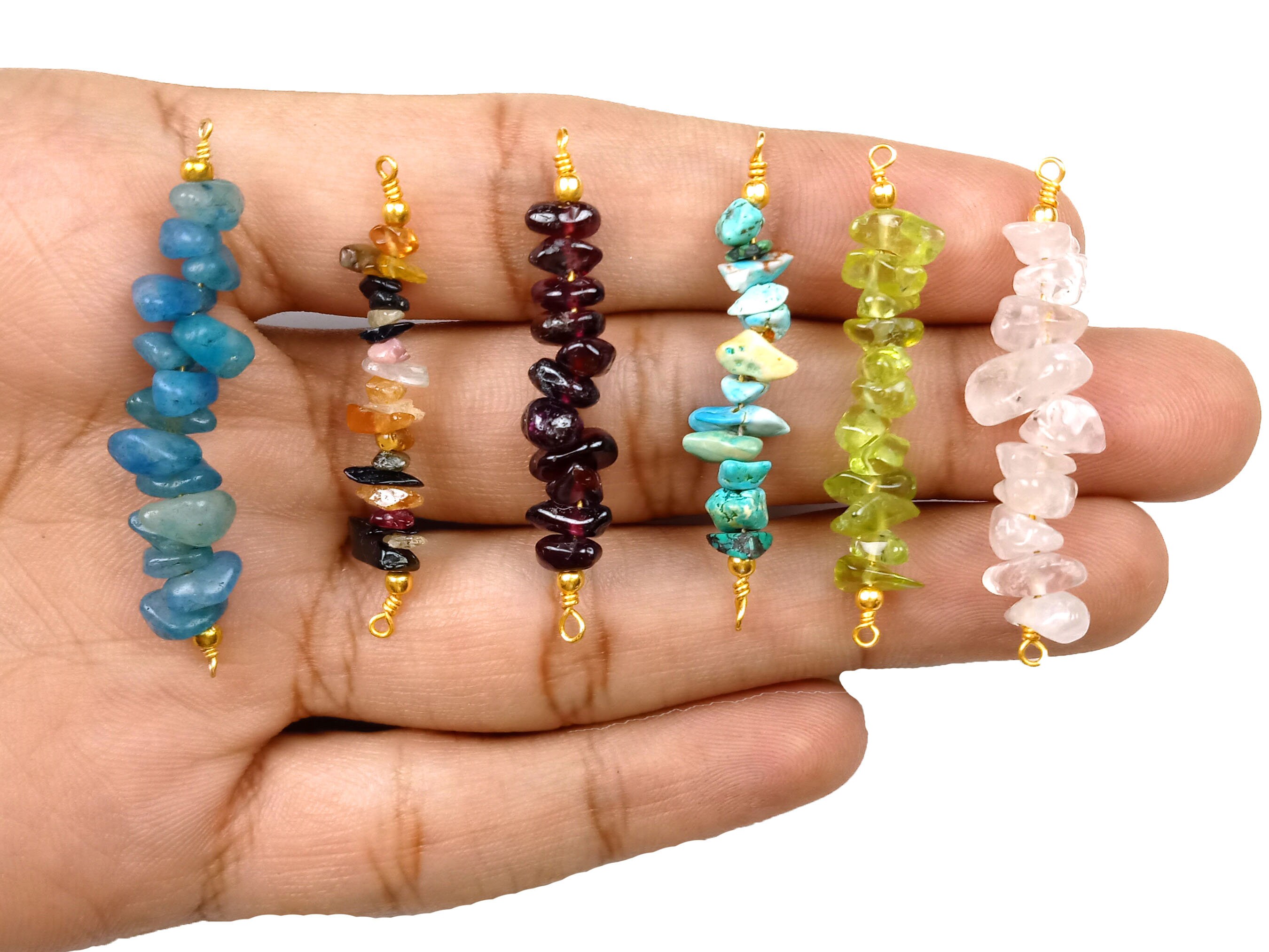 Loose Chips Connector Crystal Connector Gemstone Chips - Etsy