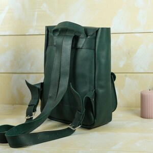 Medium Leather Backpack Leather Backpack Women Leather | Etsy