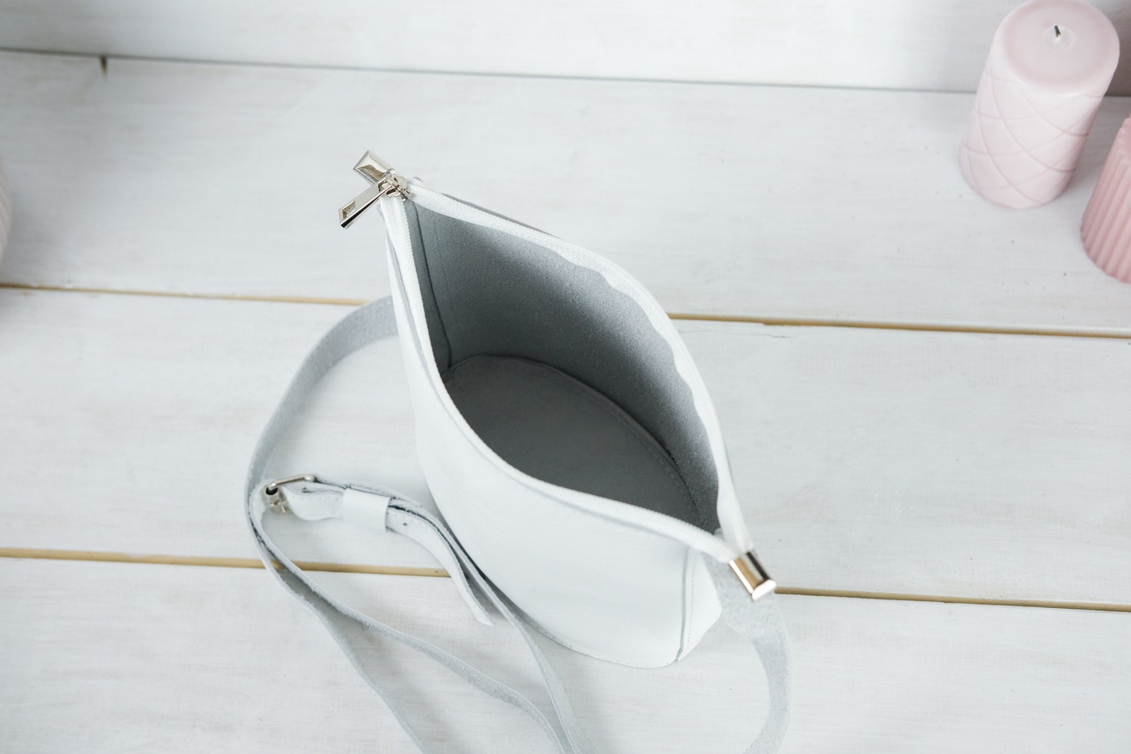 Soft Leather Mini Bag Pastel Leather Bucket Bag Small Bag - Etsy