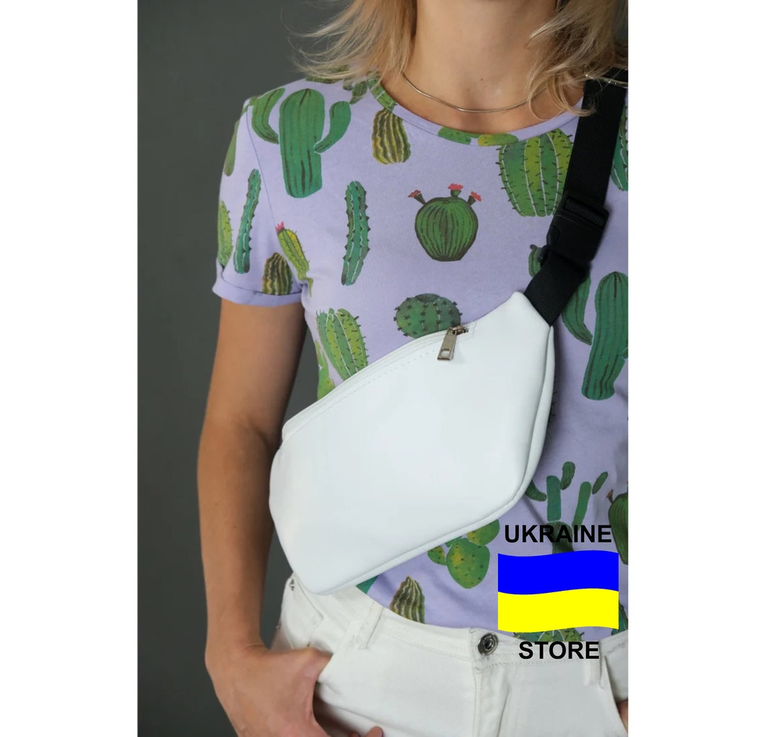 Leather Fanny Pack, Pastel Lilac Fanny Packs for Women, Slim Waist Bags ...