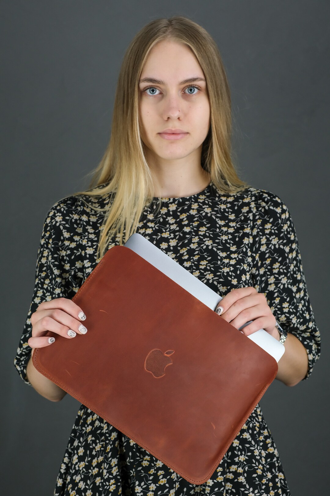 Personalized Leather MacBook Case: Free Stamp, MacBook Air/pro Sleeve ...