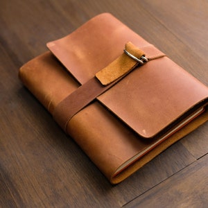 Vintage Notebook Cover A5, Leather Journal Covers, Hobonichi A5 ...